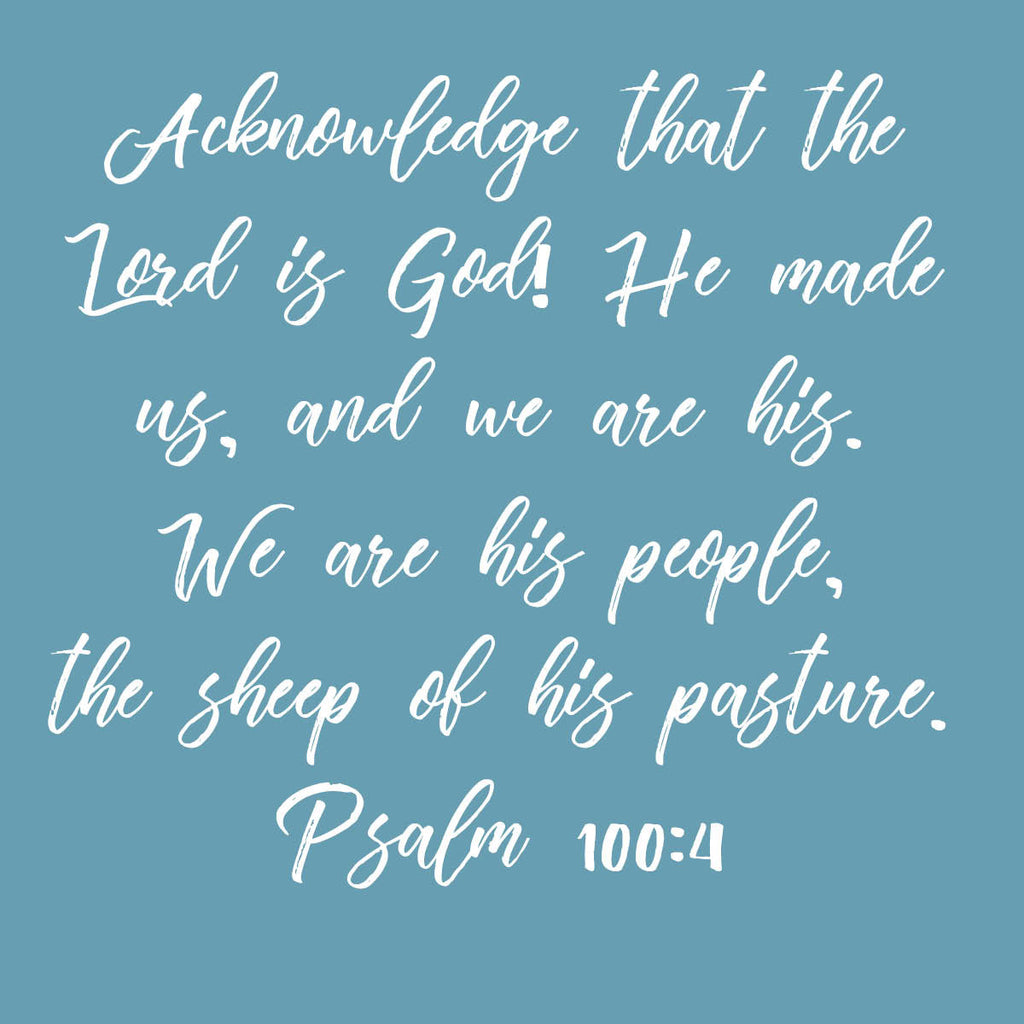 Early Years Memorization Term 1 Psalm 100 Card Set – A Modern Charlotte ...